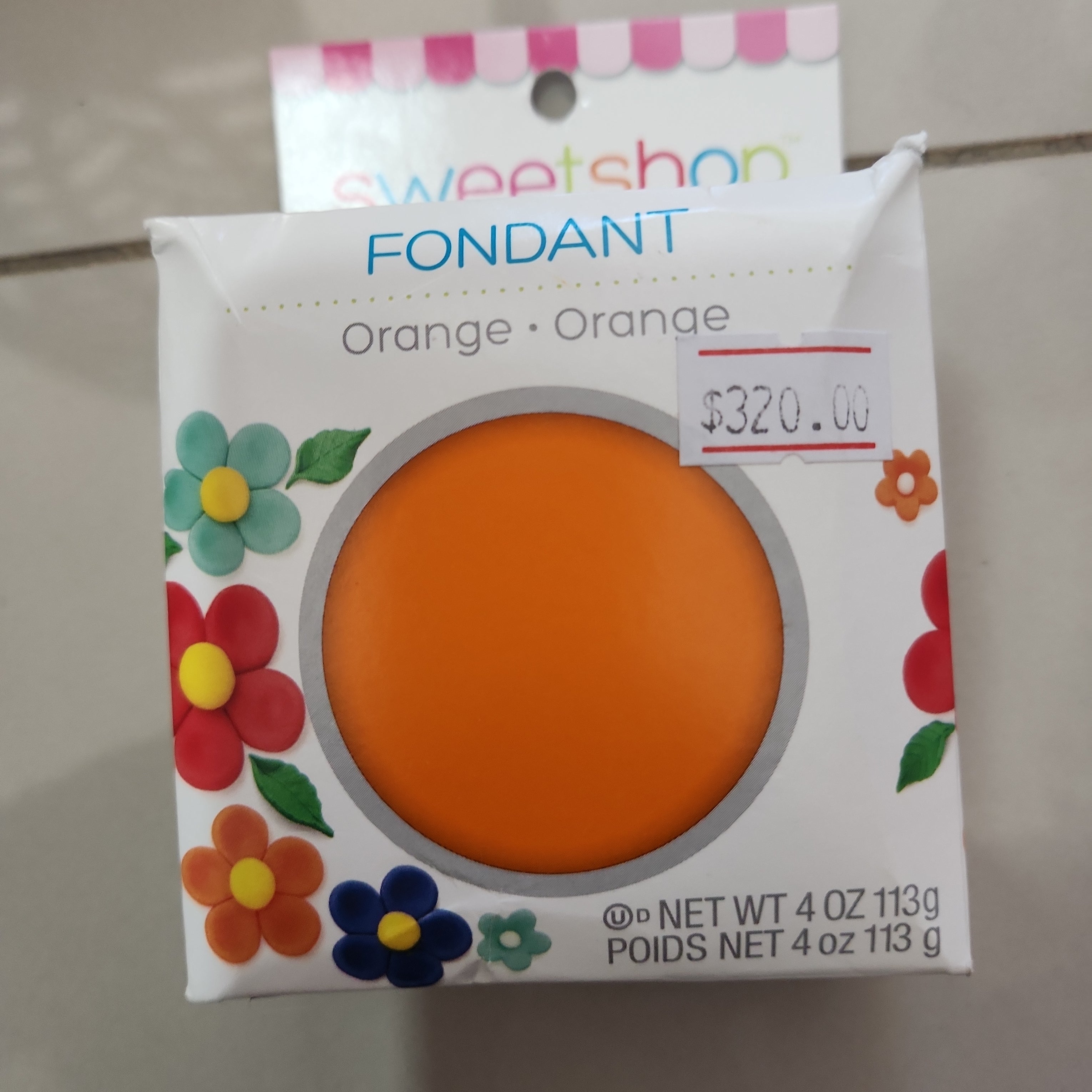 Fondant orange – Mechy Bakery Supply