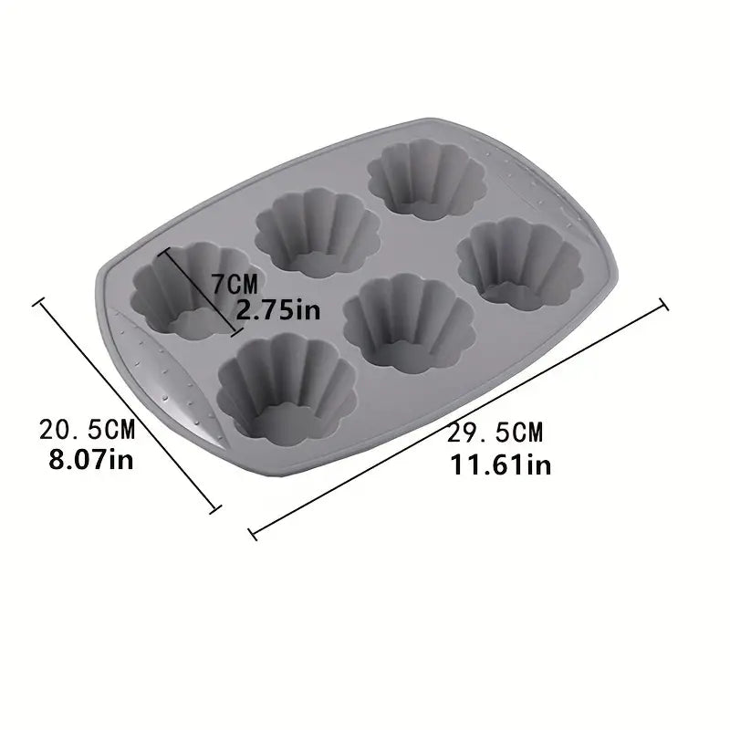 MOLDE PARA MUFFINS DE SILICONA – Mechy Bakery Supply