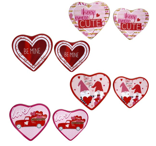 Latas para San Valentin de forma de Corazon – Mechy Bakery Supply